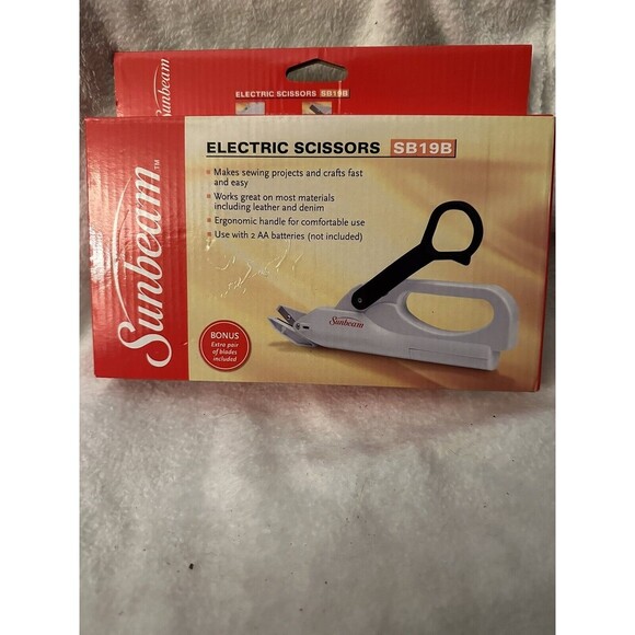 Other | Sunbeam Electric Scissors Bonus Pair Of Blades Included New ...